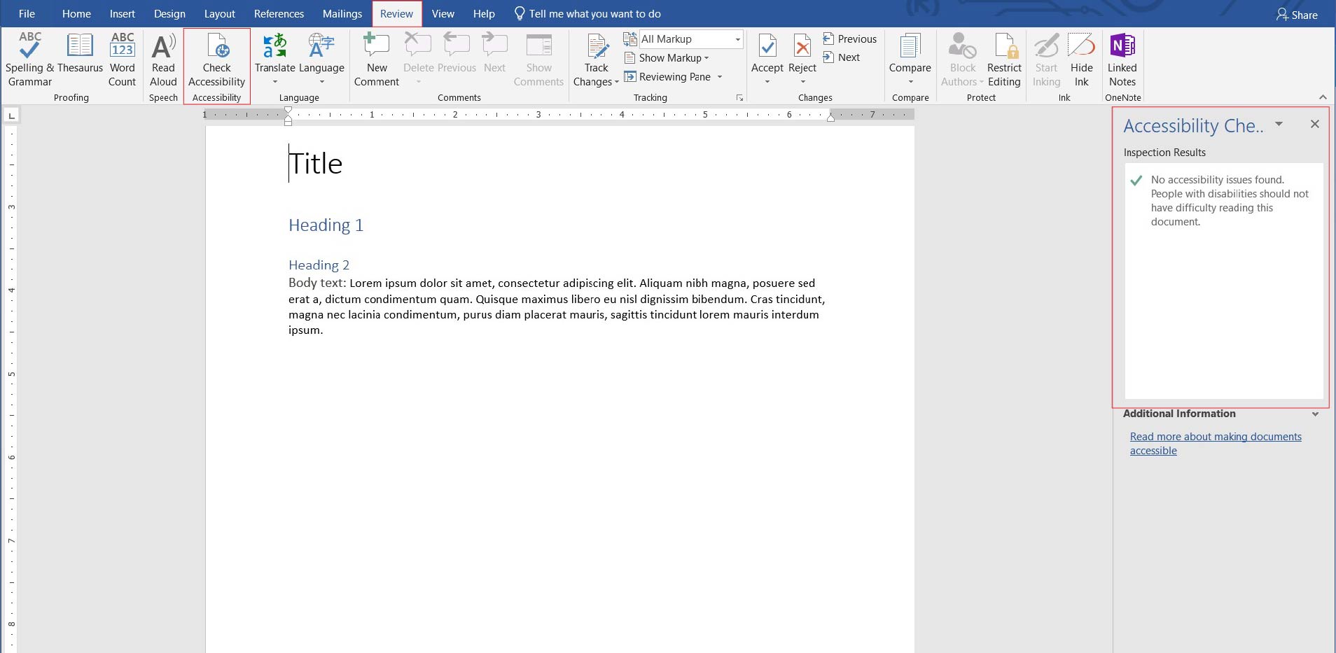 5 Tips to Create Accessible Word Documents